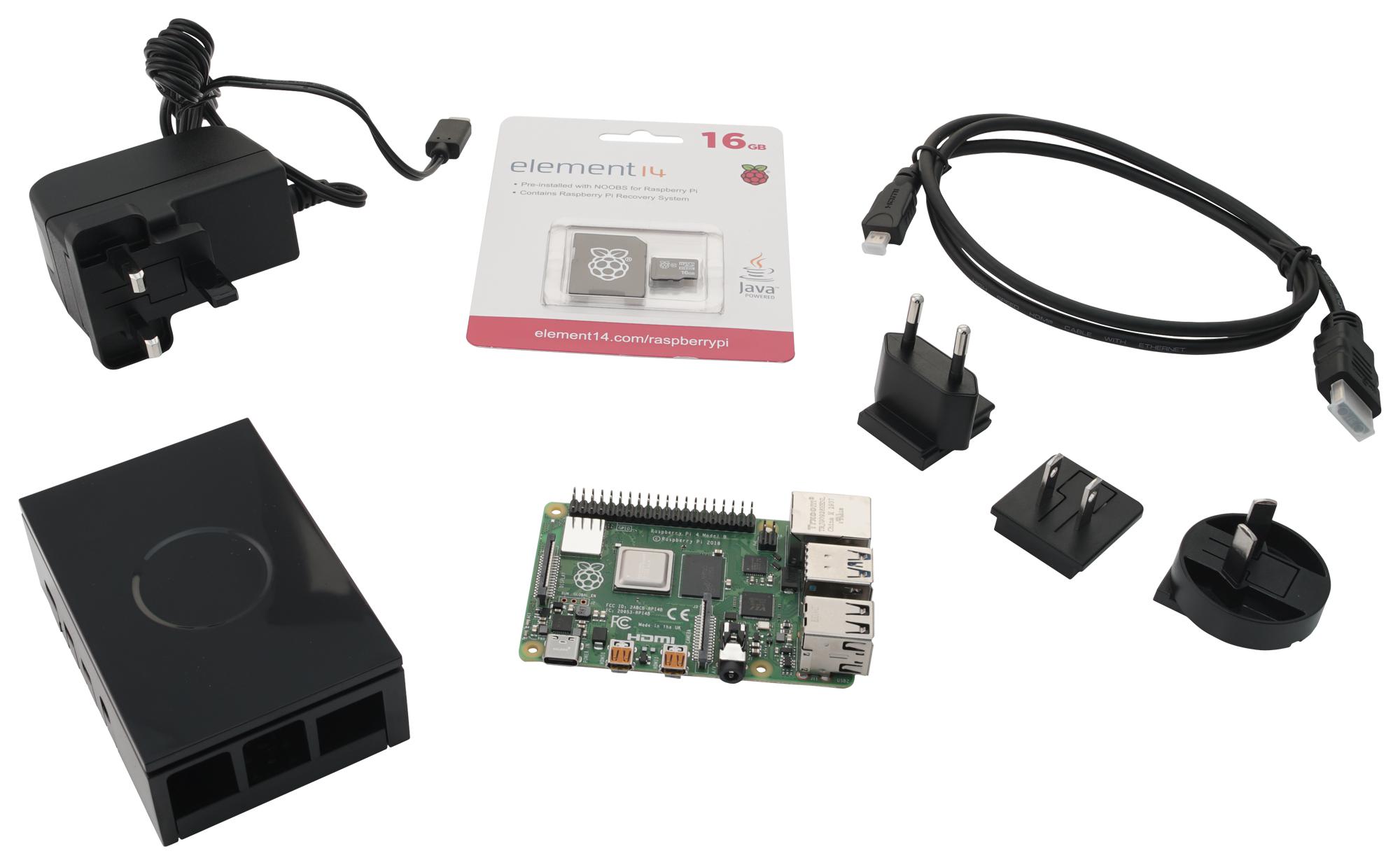 RPI4-MP-STARTER KIT-BLK-4GB - Multicomp Pro - Raspberry Pi 4B starter ... RPI4-MP-STARTER KIT-BLK-4GB - Multicomp Pro - Raspberry Pi 4B starter ...